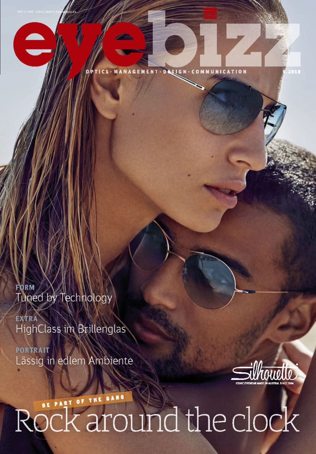 eyebizz Ausgabe 3.2018 mit Brillenglas Schwerpunkt › eyebizz